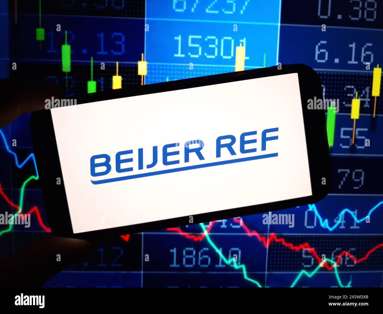 Konskie, Poland - May 11, 2024: Beijer Ref company logo displayed on ...