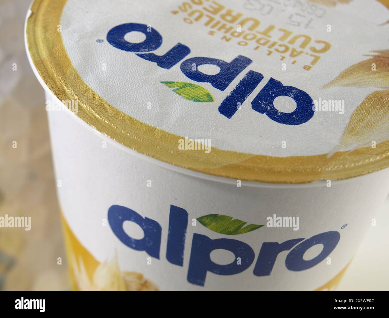 Alpro logo hi-res stock photography and images - Alamy