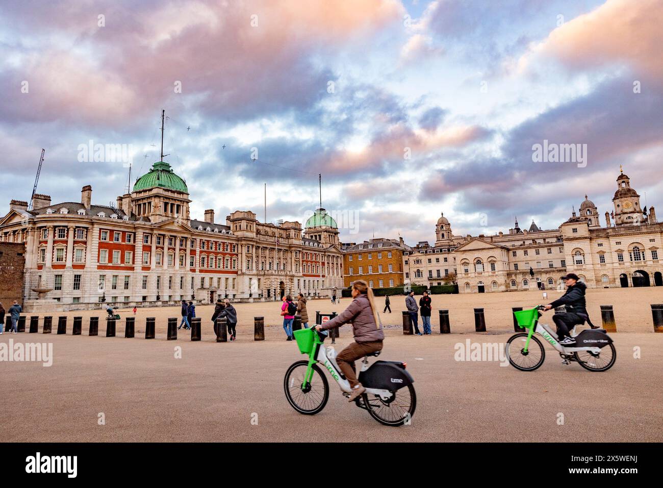 House Guards Parade - London - overlooking St. James Park Stock Photo ...