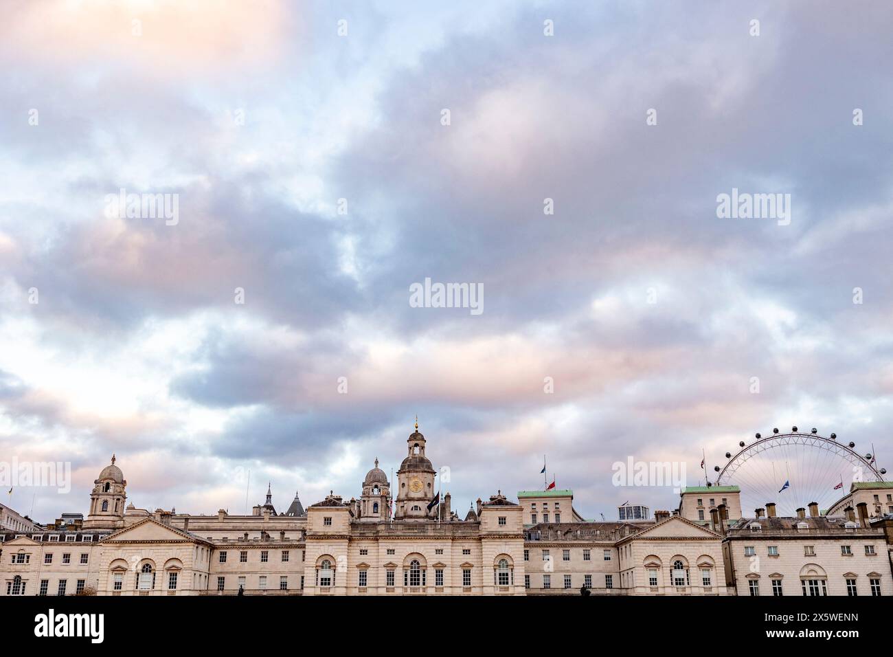 House Guards Parade - London - overlooking St. James Park Stock Photo ...
