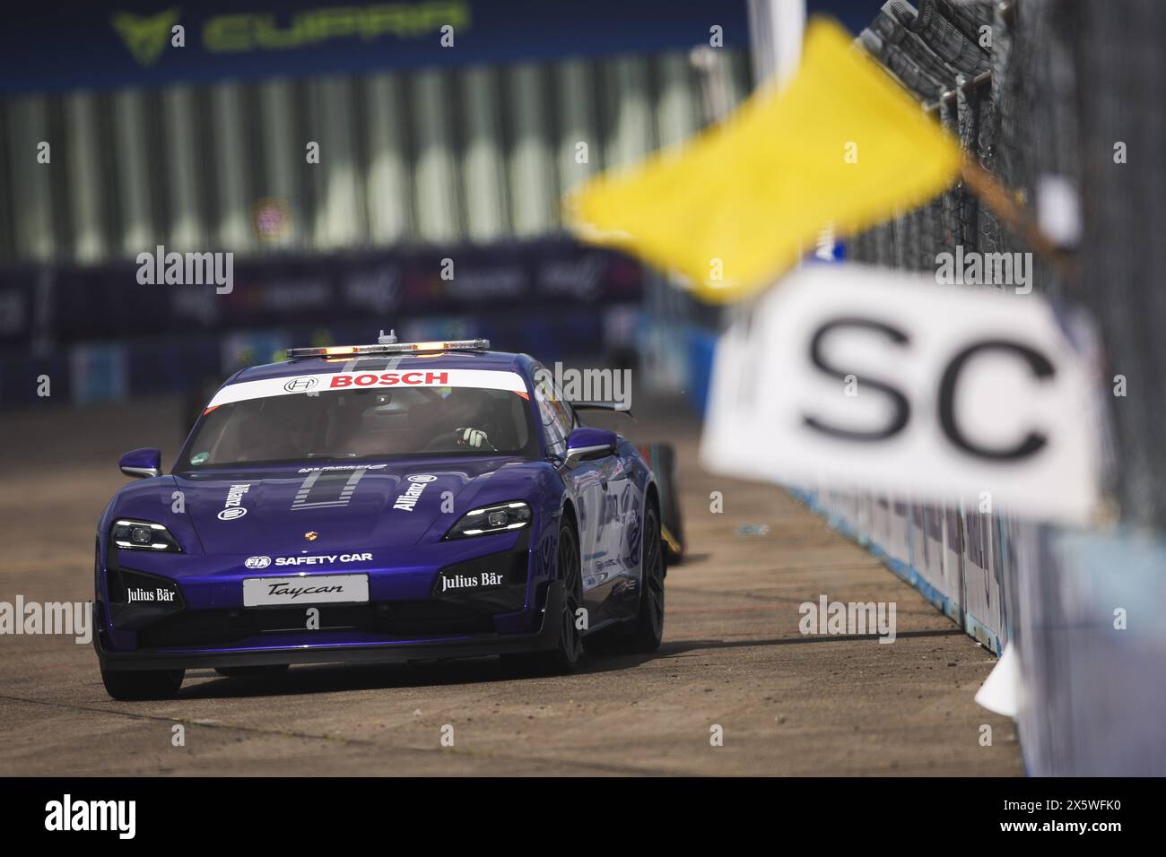 Porsche Safety Car during the 2024 Berlin ePrix, 7th meeting of the ...