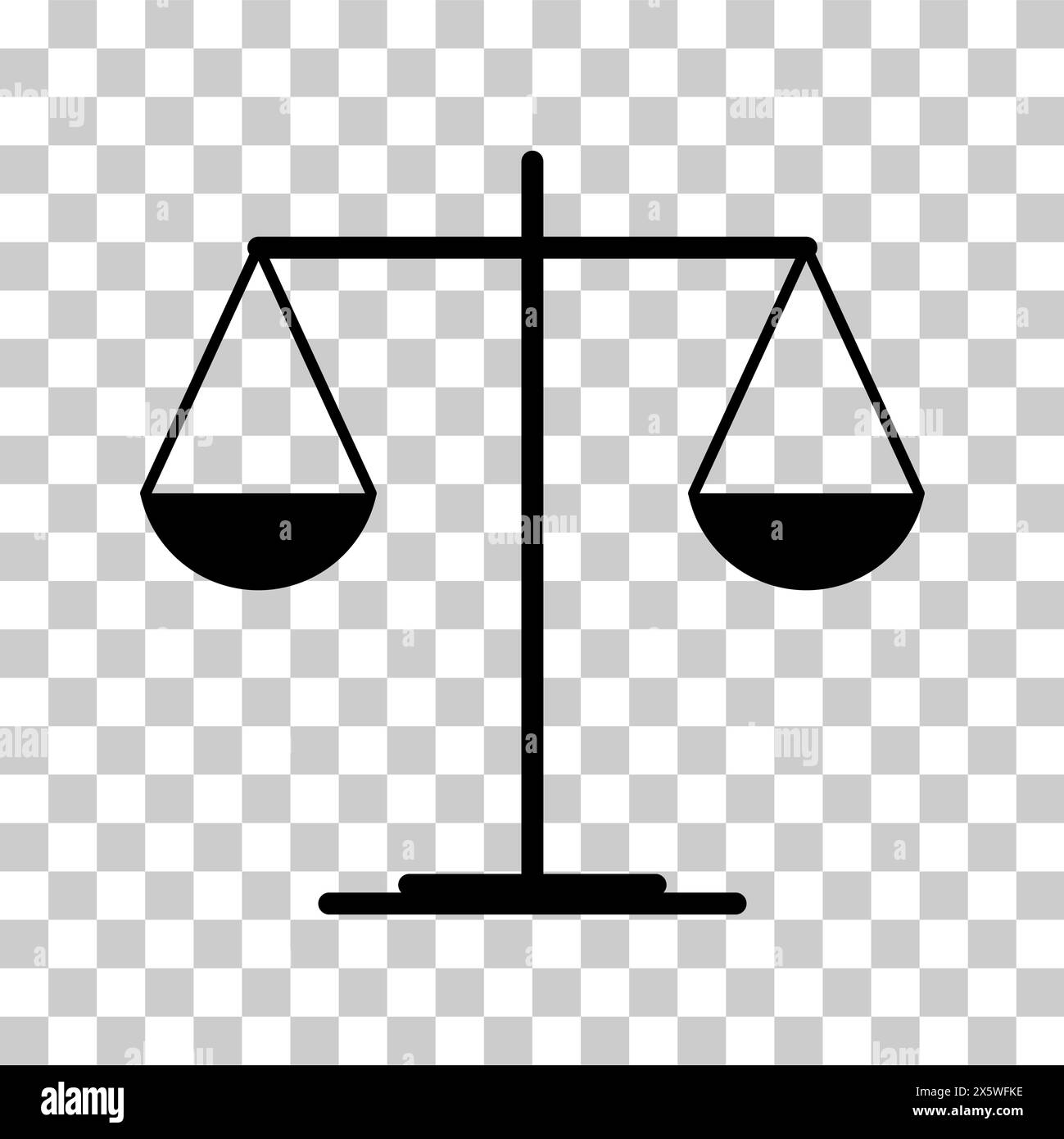 Scale equal icon, lawyer crime web sign, protection balance isolated ...