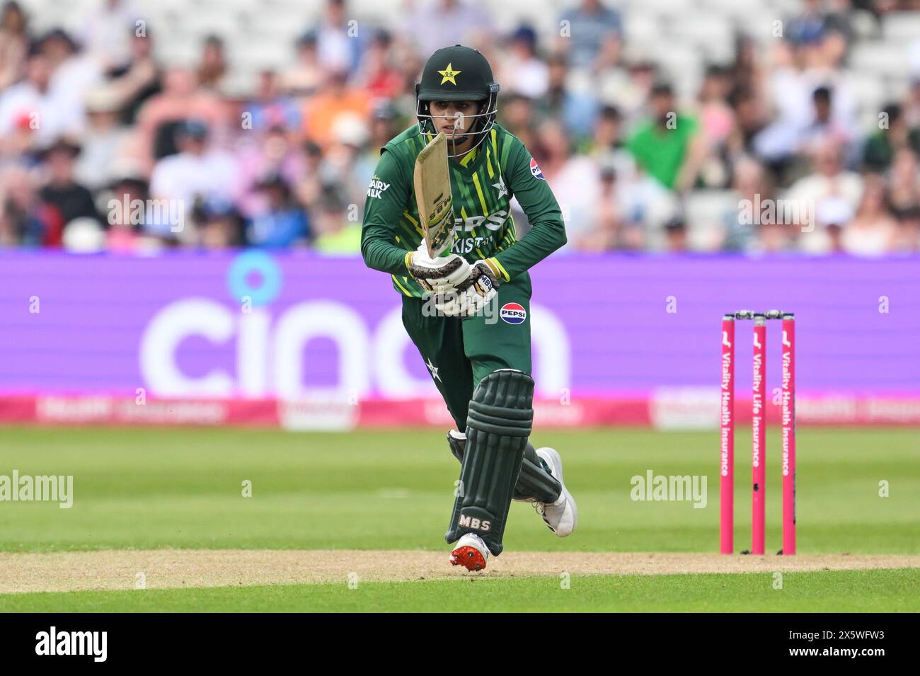 Gull Feroza of Pakistan runs between the wickets during the First T20 ...