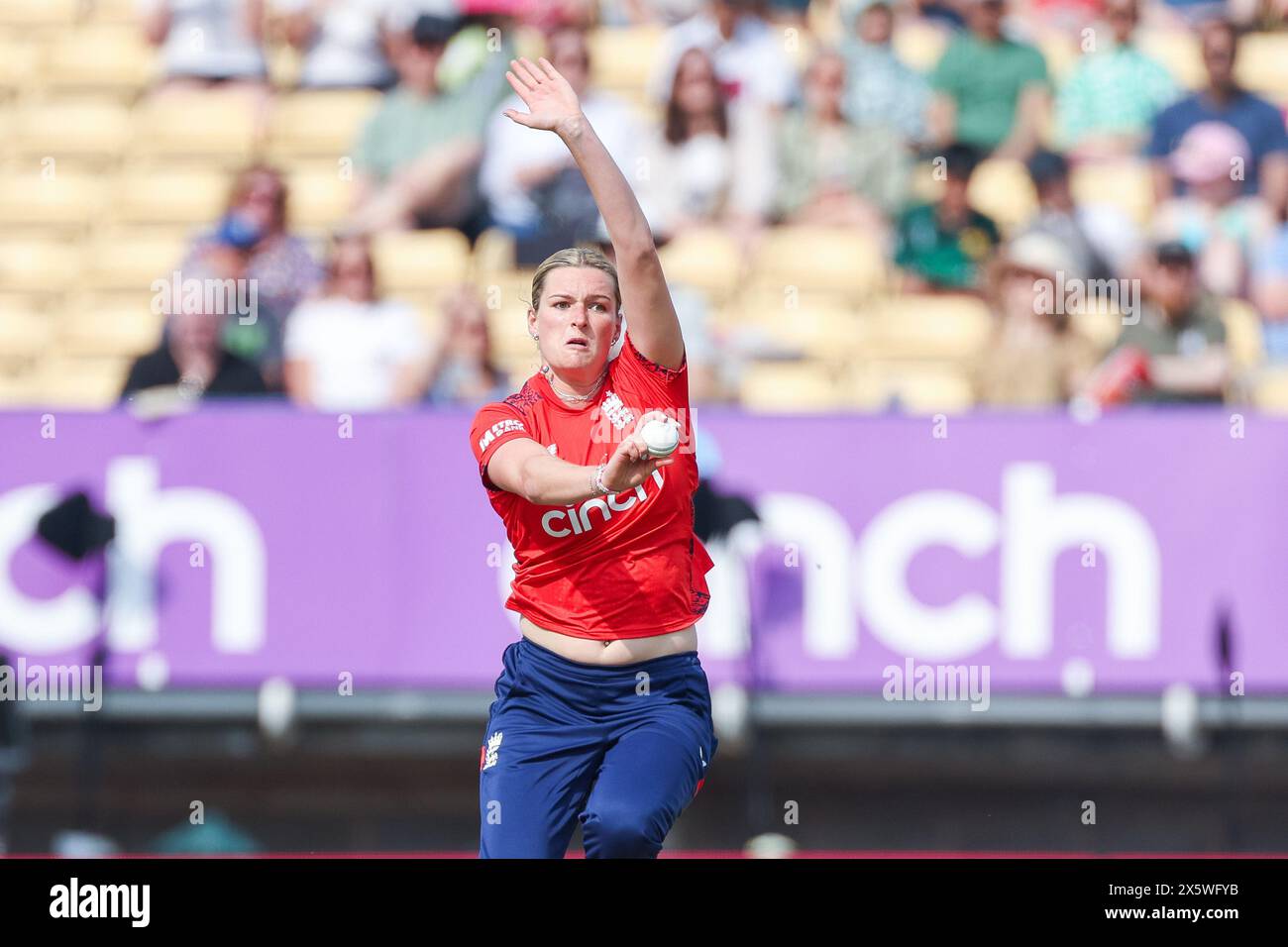Birmingham, UK. 11th May, 2024. Lauren Bell of England in action ...