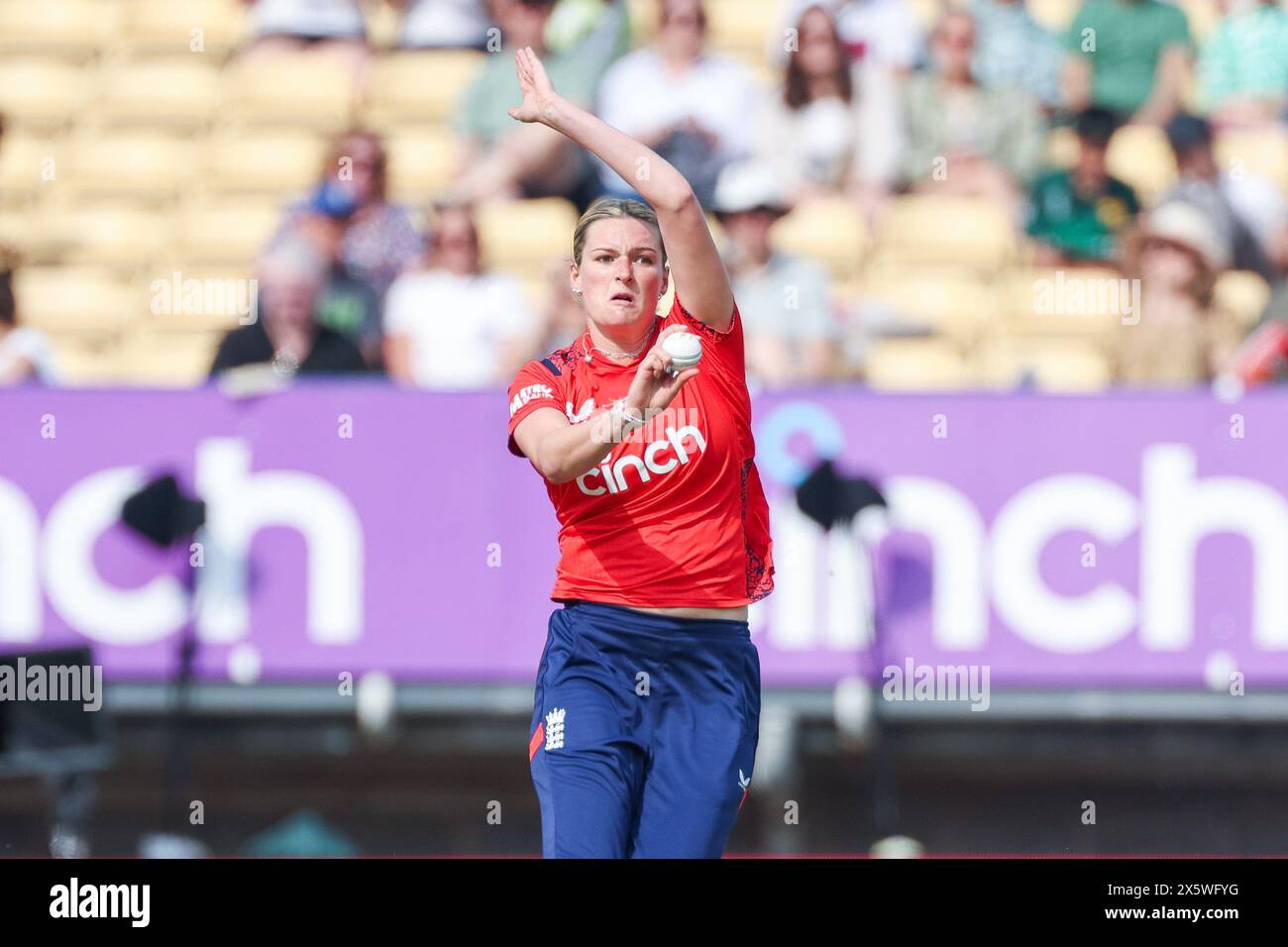 Birmingham, UK. 11th May, 2024. Lauren Bell of England in action ...