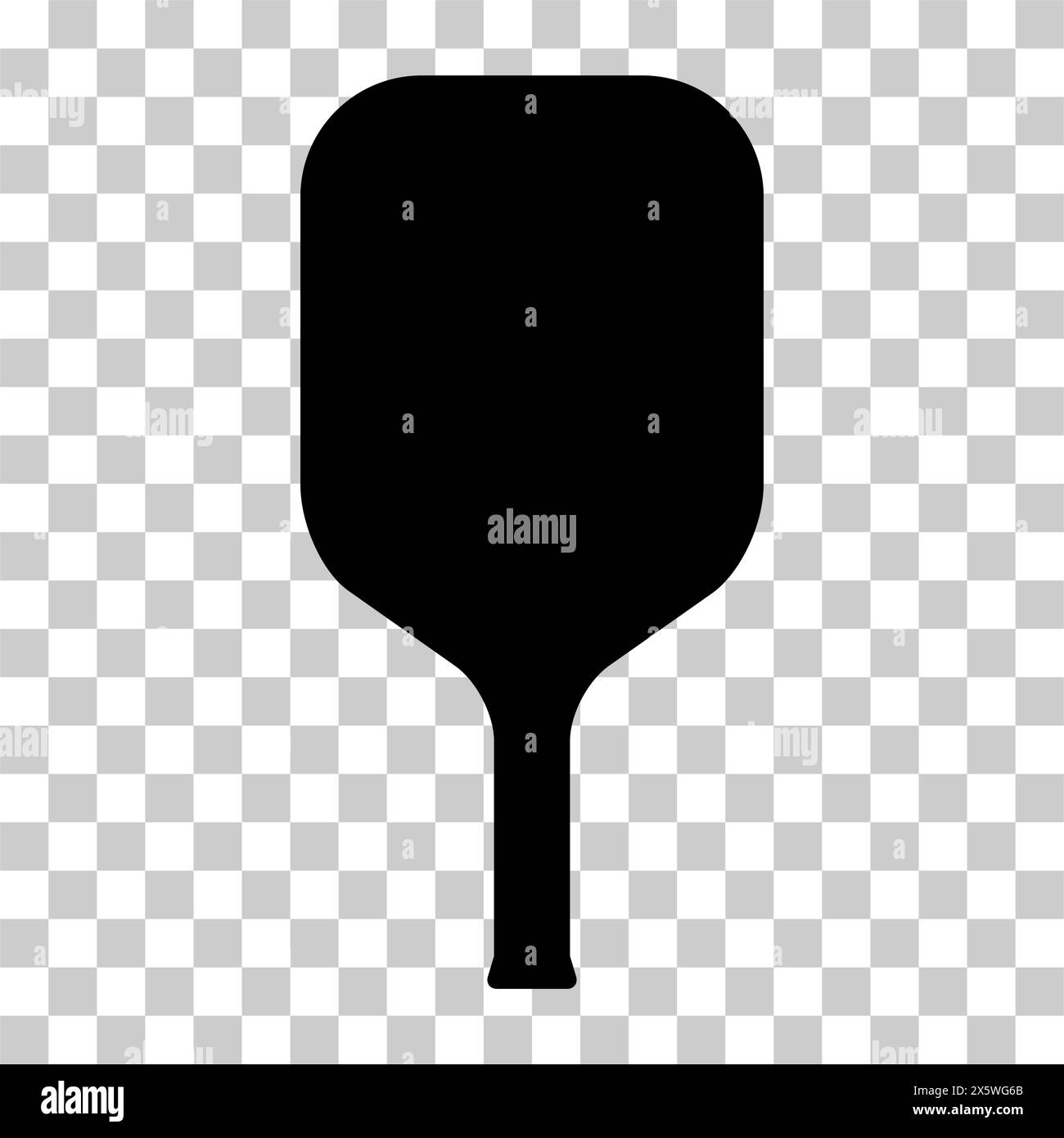 Pickleball racket sport, indoor paddle icon, web flat symbol vector ...