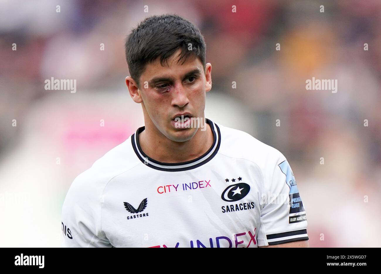 Saracens' Lucio Cinti Luna during the Gallagher Premiership match at ...