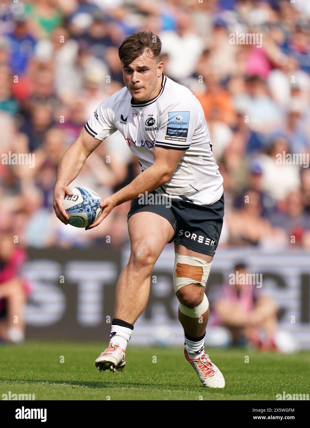Saracens' Theo Dan during the Gallagher Premiership match at Ashton ...