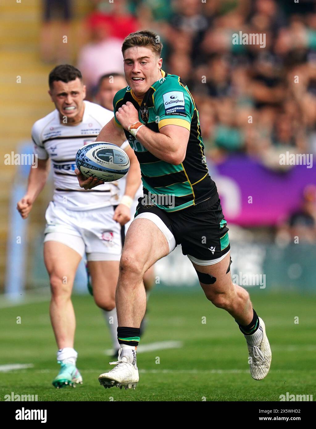 Northampton Saints' Tommy Freeman during the Gallagher Premiership ...