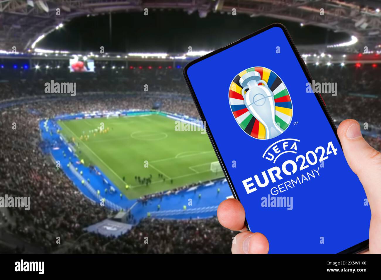 Germany - May 1, 2024: UEFA Euro 2024 Germany European Football ...