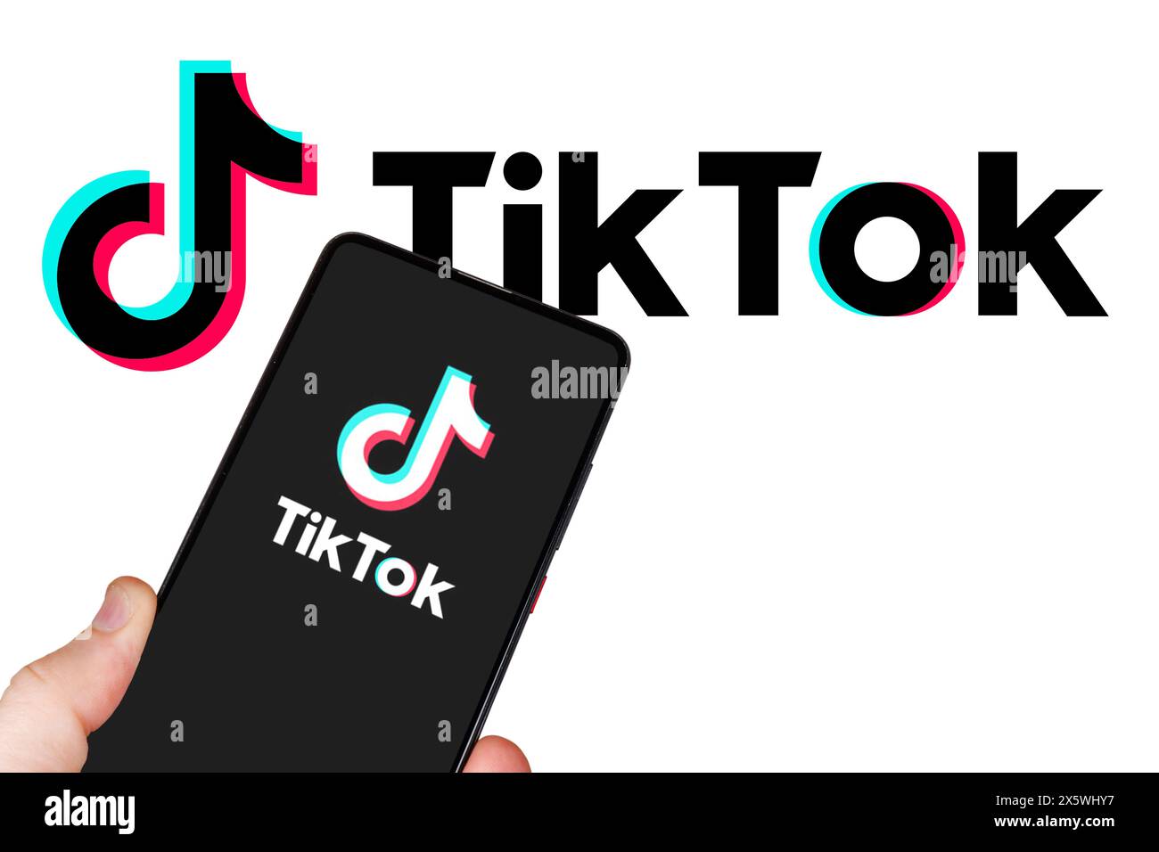 Tiktok logo symbol hi-res stock photography and images - Alamy