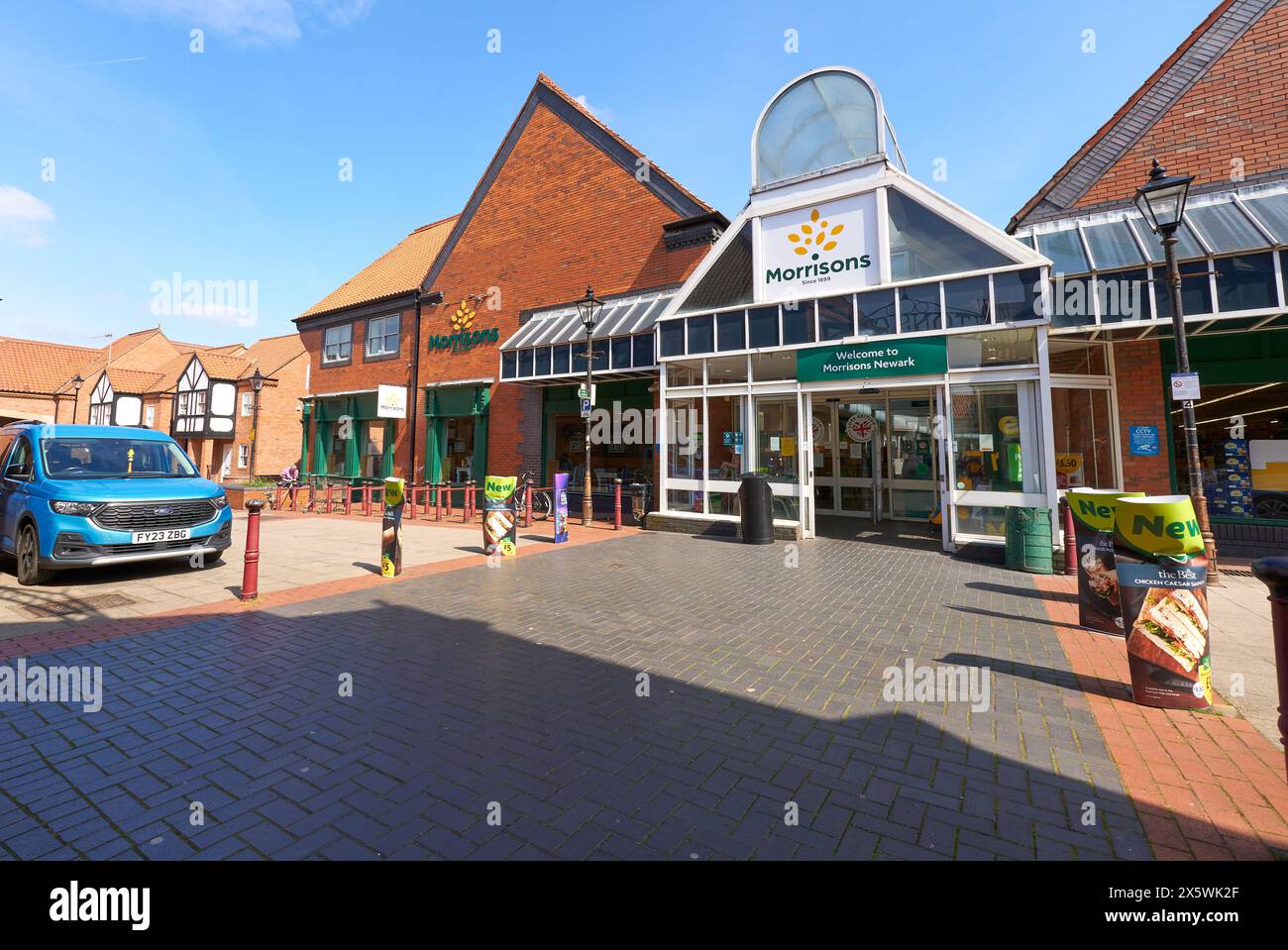 Morrisons supermarket in Newark on Trent, UK Stock Photo - Alamy