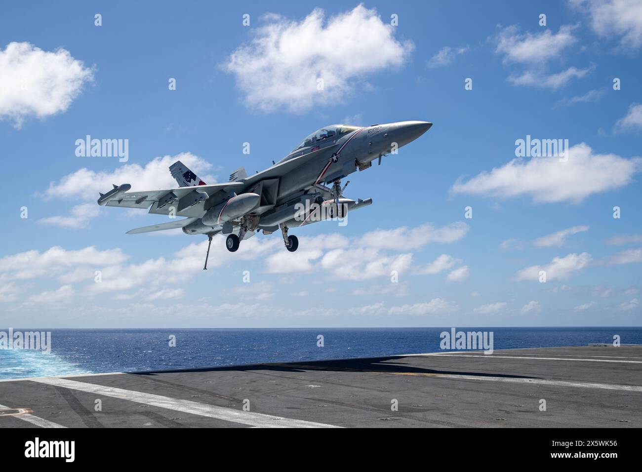 An EA-18G Growler, attached to Electronic Attack Squadron (VAQ) 140 ...