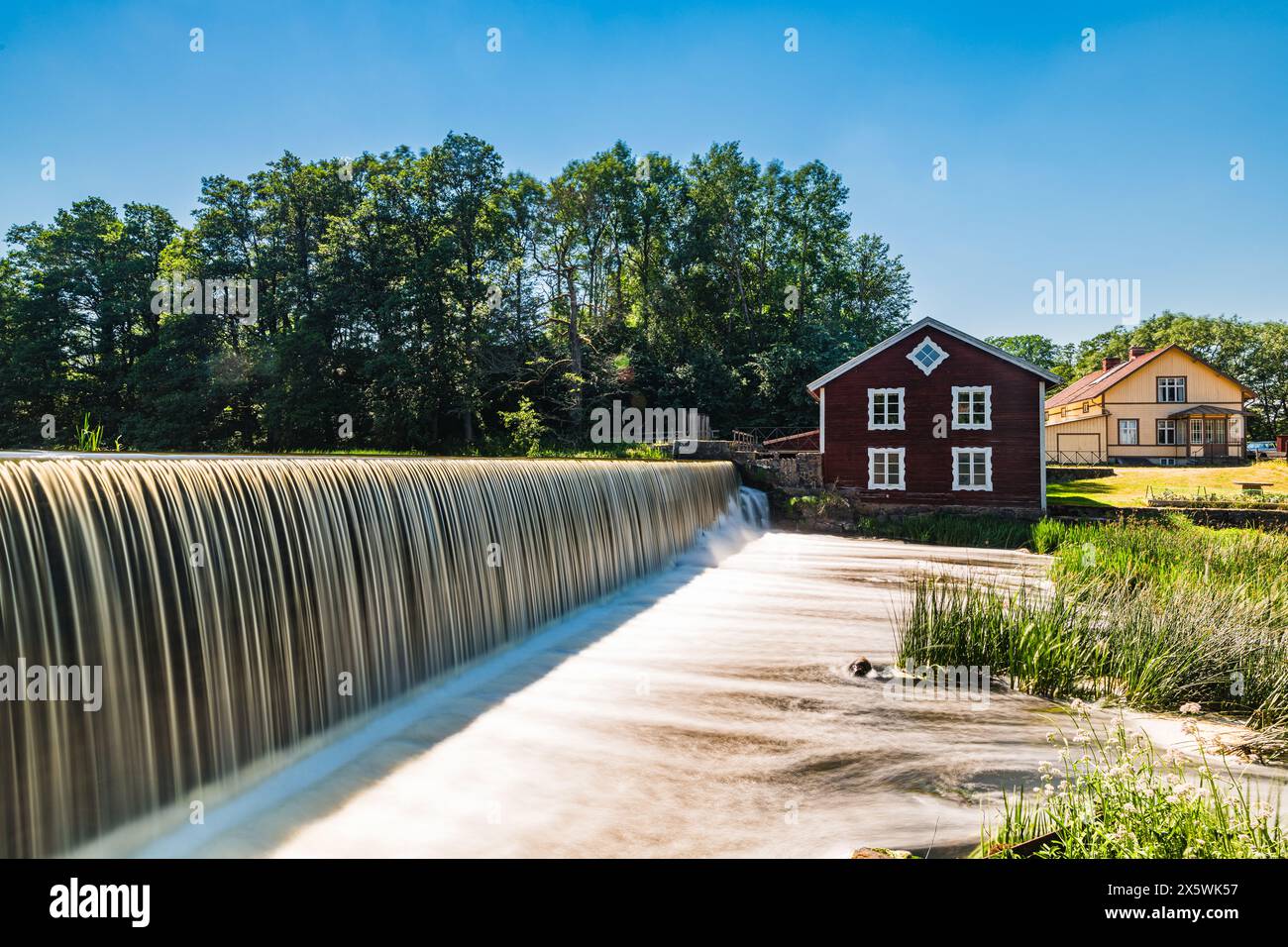 Contrast between man made and natural elements hi-res stock photography ...