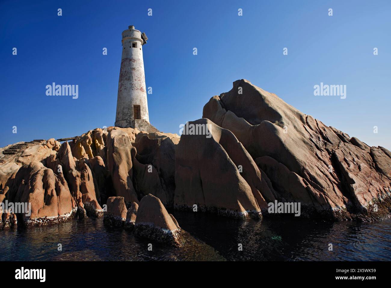 Italy, Sardinia, Maddalena archipelago, lighthouse Stock Photo - Alamy