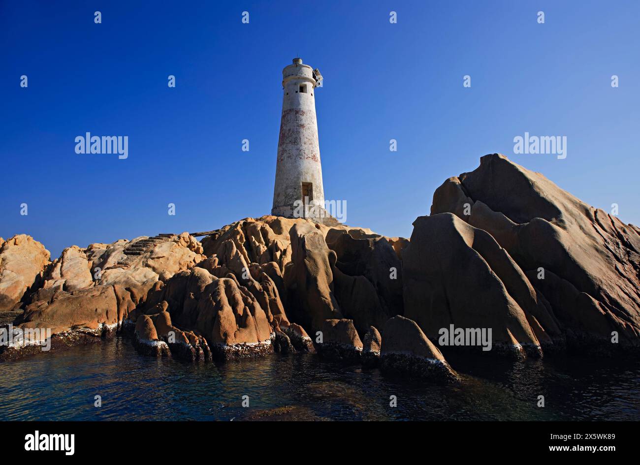 Italy, Sardinia, Maddalena archipelago, lighthouse Stock Photo - Alamy