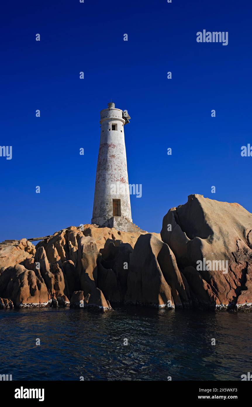 Italy, Sardinia, Maddalena archipelago, lighthouse Stock Photo - Alamy
