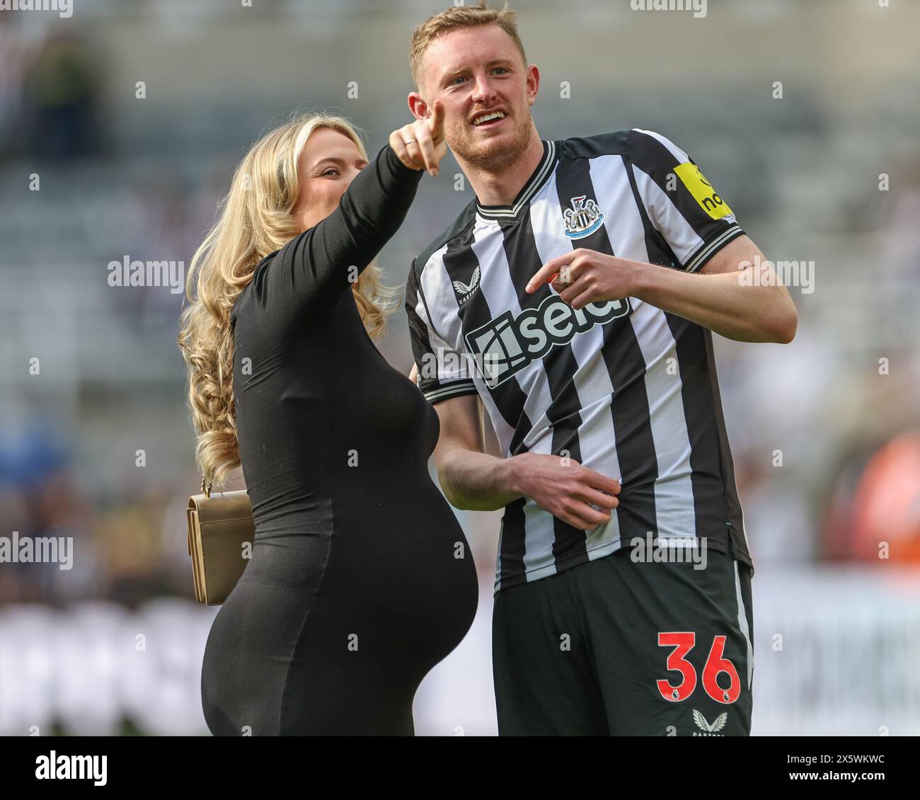 Sean Longstaff of Newcastle United after the game during the Premier ...