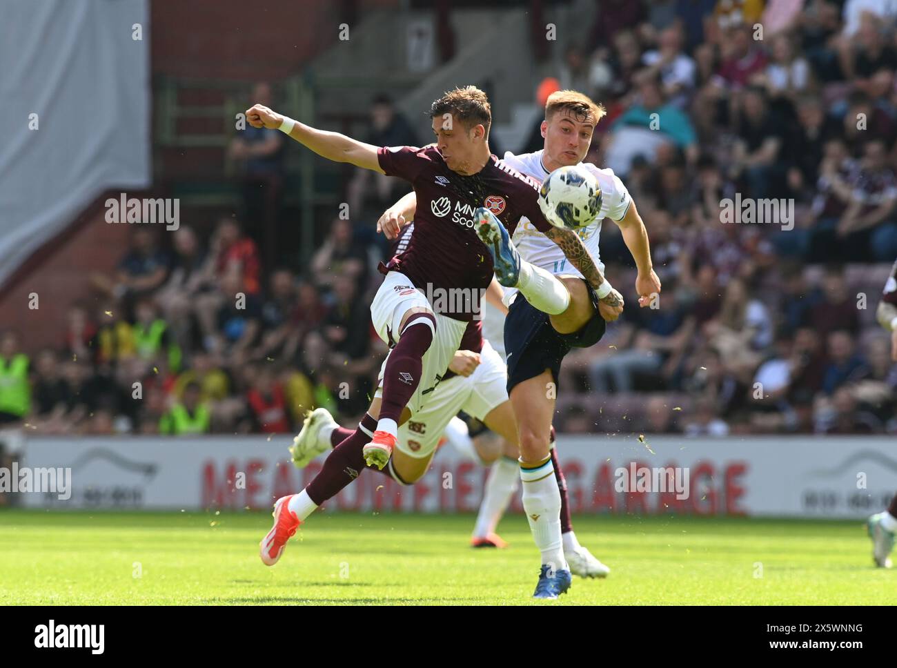 Tynecastle Park Edinburgh.Scotland, UK. 11th May, 2024. Hearts vs ...