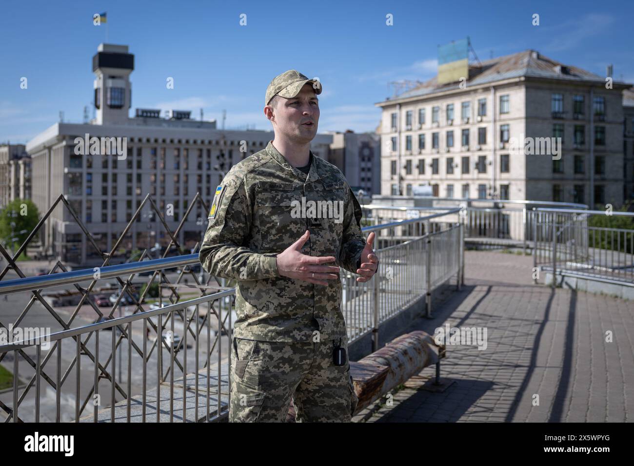 Kyiv, Ukraine. 29th Apr, 2024. Spokesman of the Air Force of the Armed ...