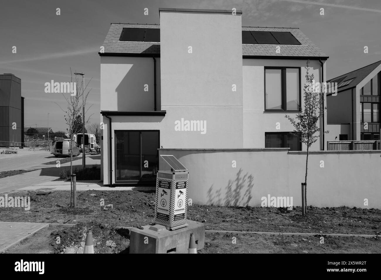 WEST CARCLAZE GARDEN VILLAGE CARLUDDEN ST AUSTELL PL26 8WU Stock Photo ...