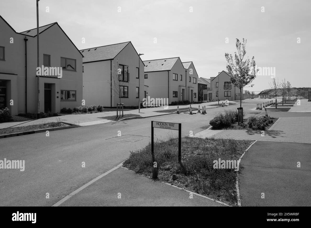 WEST CARCLAZE GARDEN VILLAGE CARLUDDEN ST AUSTELL PL26 8WU Stock Photo ...