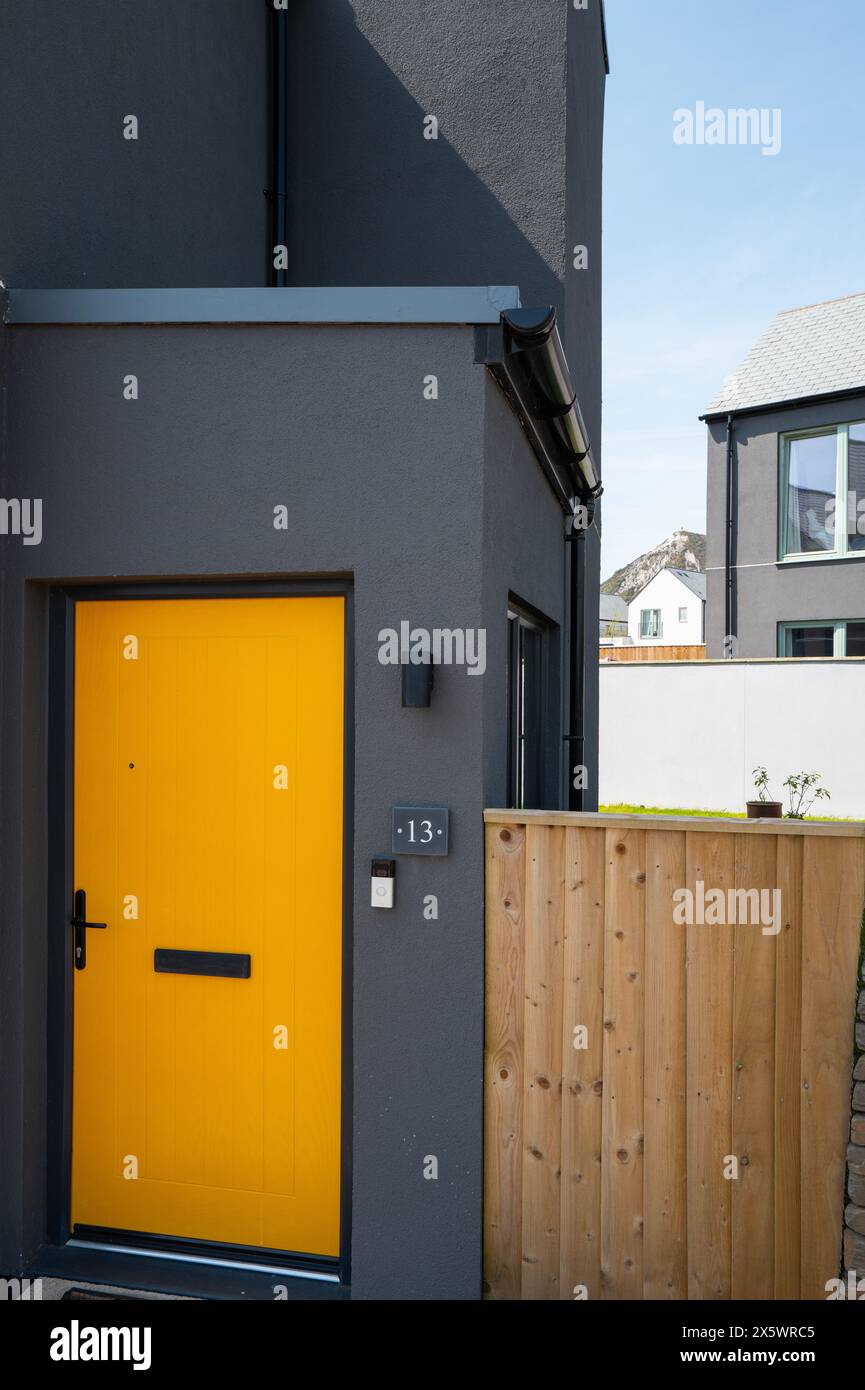 WEST CARCLAZE GARDEN VILLAGE CARLUDDEN ST AUSTELL PL26 8WU Stock Photo ...