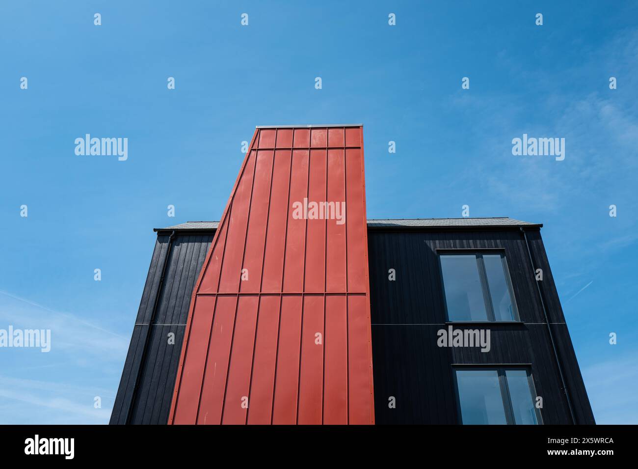 WEST CARCLAZE GARDEN VILLAGE CARLUDDEN ST AUSTELL PL26 8WU Stock Photo ...