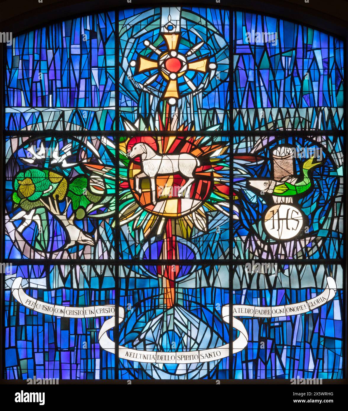 Jesus Lamb Of God Stained Glass