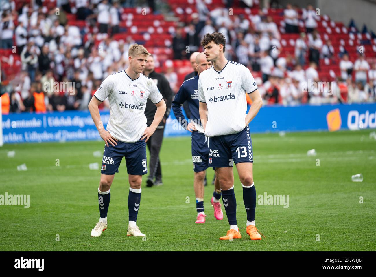 Copenhagen, Denmark. 09th, May 2024. Disappointed Mats Knoester (3) and ...
