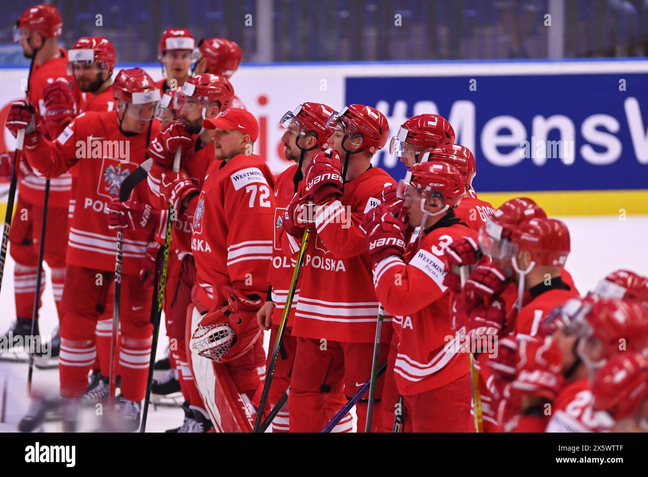 Ostrava, Czech Republic. 11th May, 2024. Poland vs Latvia group B match ...