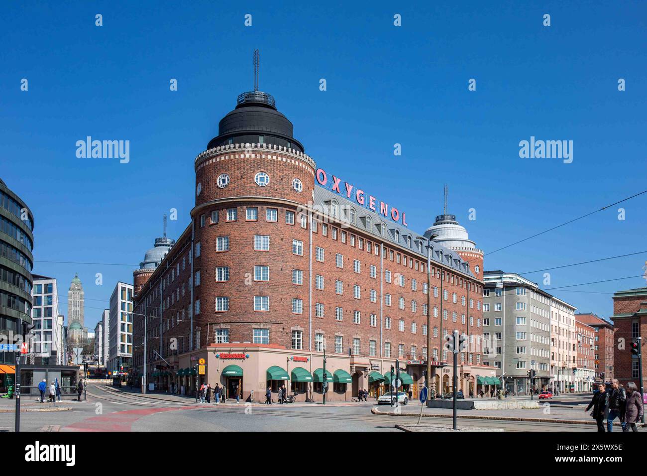 Arena-talo, designed by Lars Sonck, in Hakaniemi district of Helsinki ...