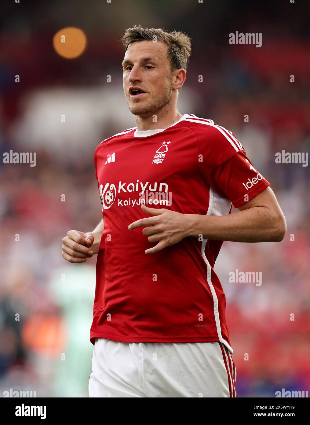 Nottingham Forest's Chris Wood during the Premier League match at City ...