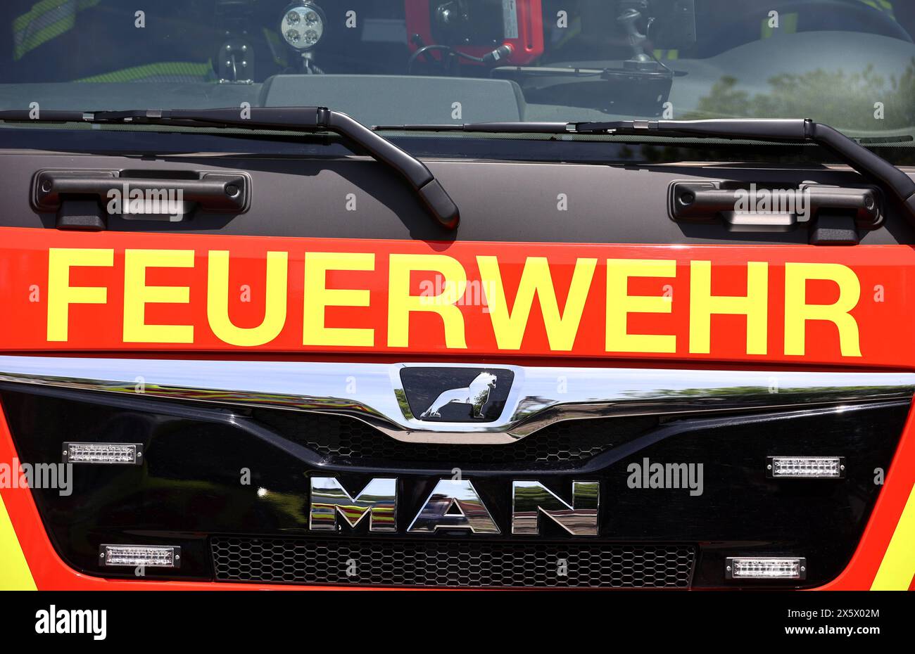 Bayern, Deutschland 11. Mai 2024: Hier der Bick den Schriftzug ...