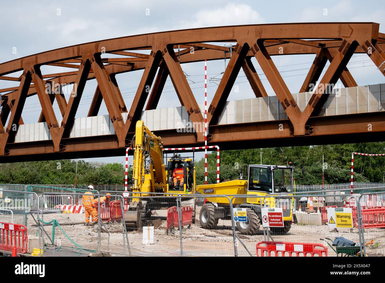 SAS13 replacement bridge on the Stechford - Aston freight line ...