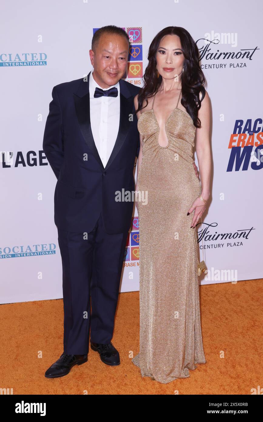 Dr. Gabriel Chiu and Christine Chiu attends teh 2024 Race To Erase MS ...