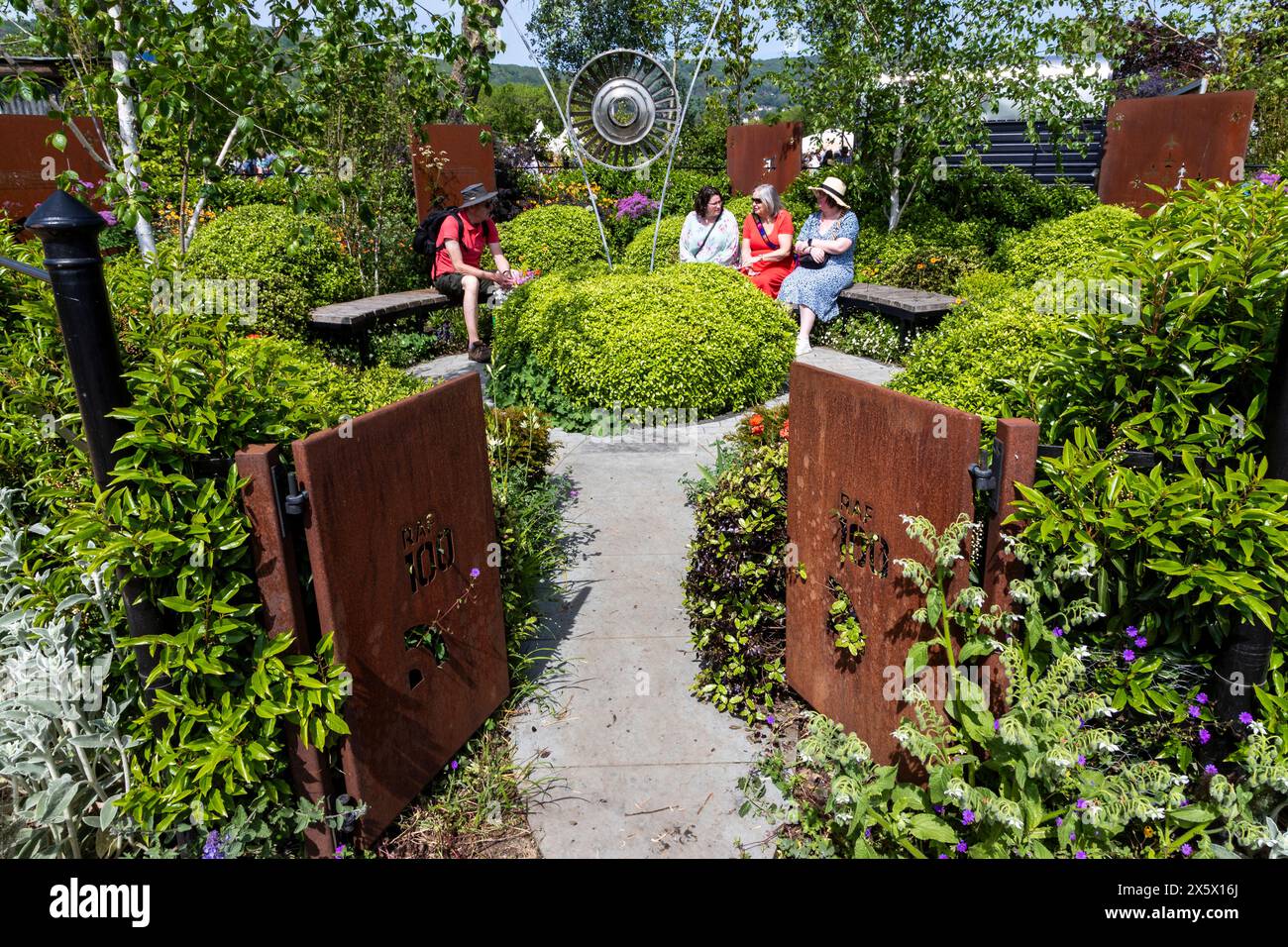 100 years of the RAF garden at Malvern Show Stock Photo - Alamy