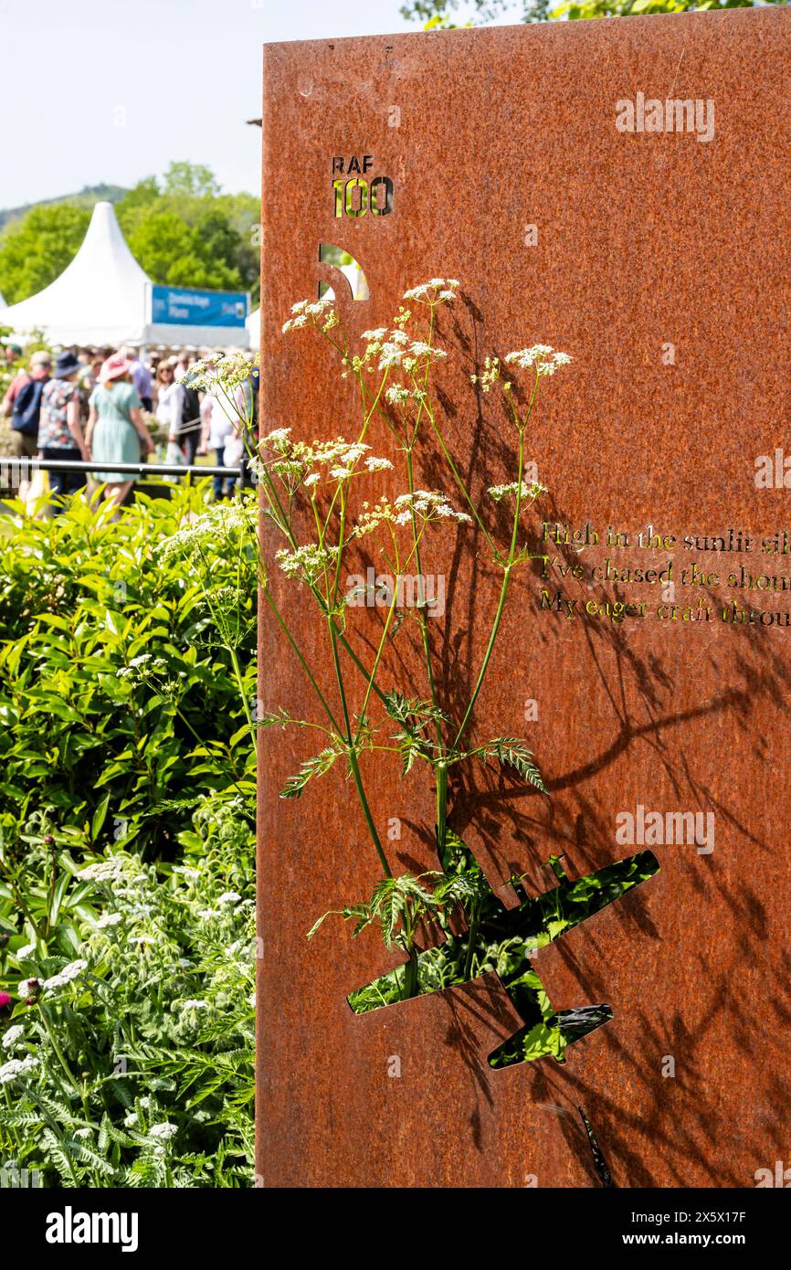 100 years of the RAF garden at Malvern Show Stock Photo - Alamy