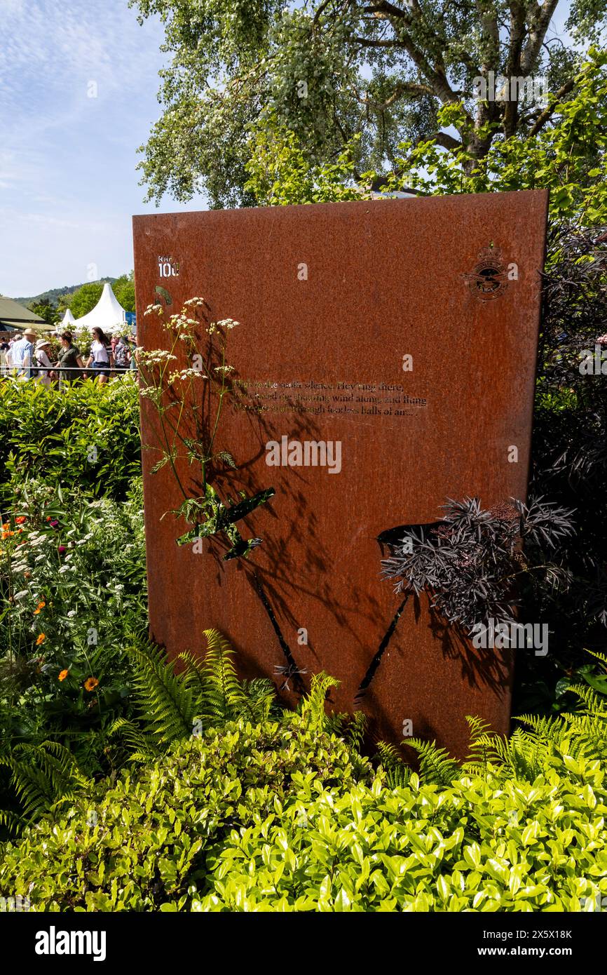 100 years of the RAF garden at Malvern Show Stock Photo - Alamy