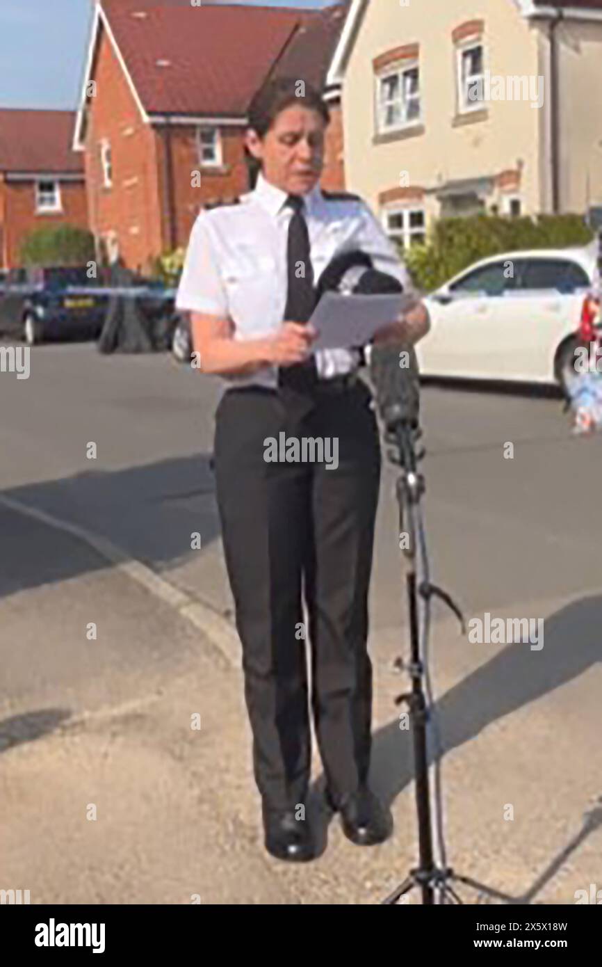 Screen grab taken from PA Video of Buckinghamshire commander Chief ...