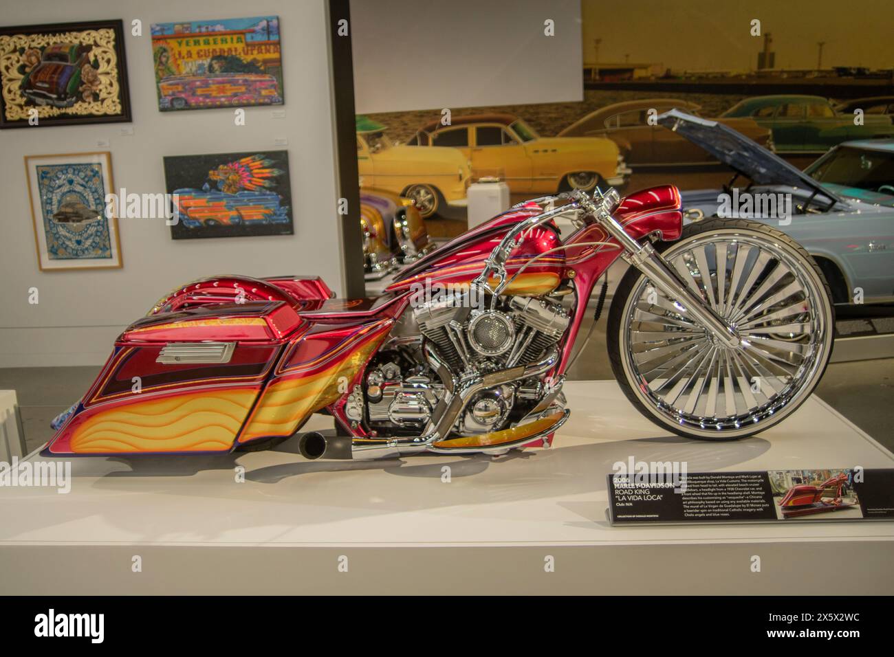 In the picture 2006 Harley Davidson Road King, "La vida loca" car club ...