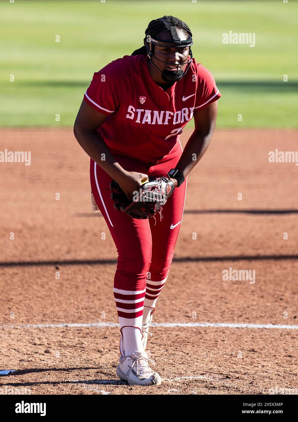 Stanford starting pitcher relief pitcher nijaree canady hi-res stock ...
