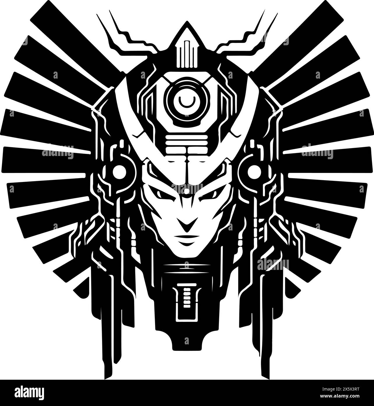 Pharaoh face Black and White Stock Photos & Images - Alamy