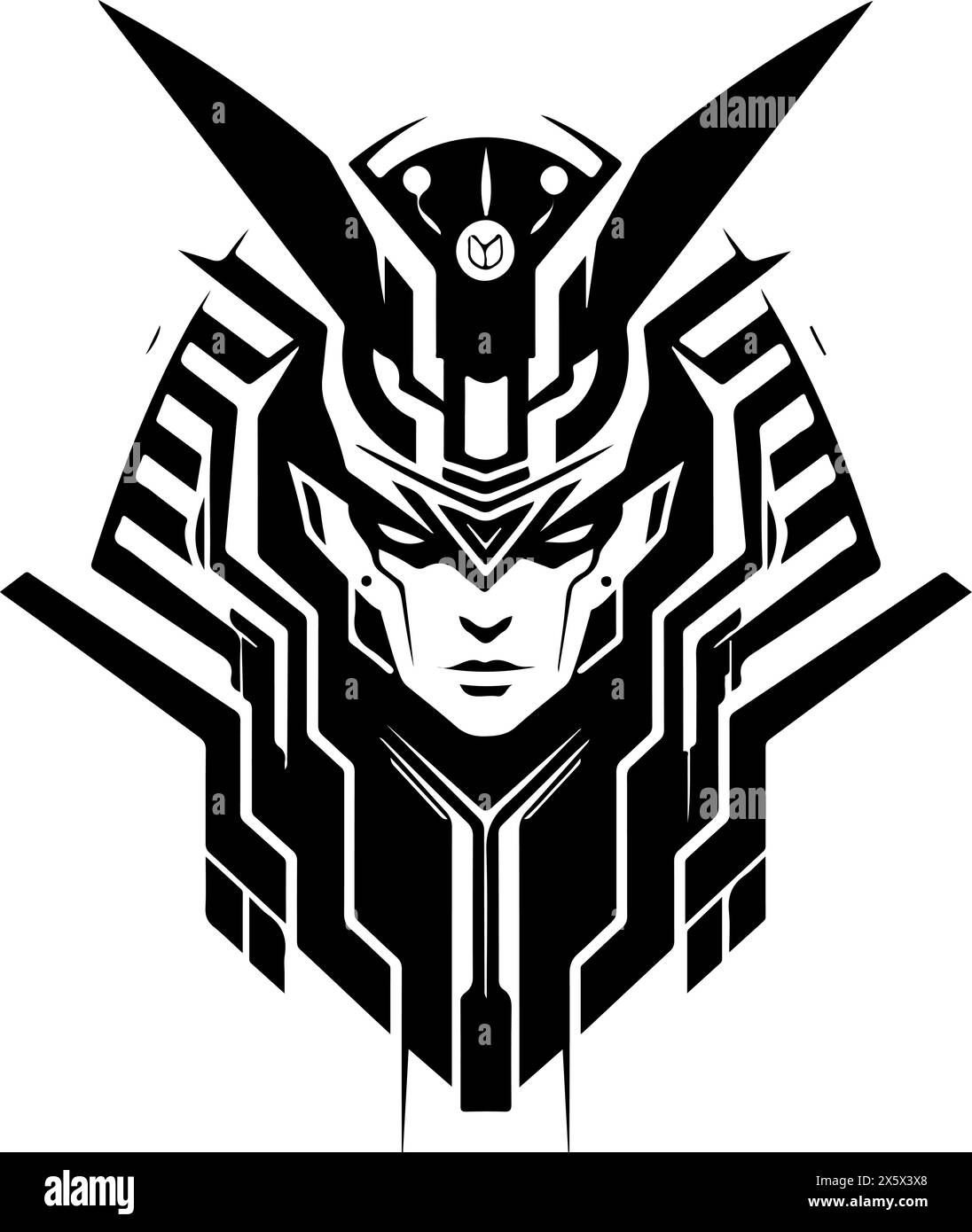 Pharaoh face Stock Vector Images - Alamy