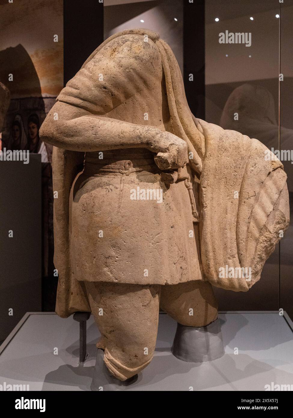 hero armed with Falcata, Iberian sculpture from the 4th century BC ...