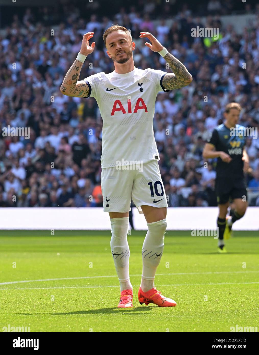 London, UK. 11th May, 2024. James Maddison of Tottenham Hotspur during ...