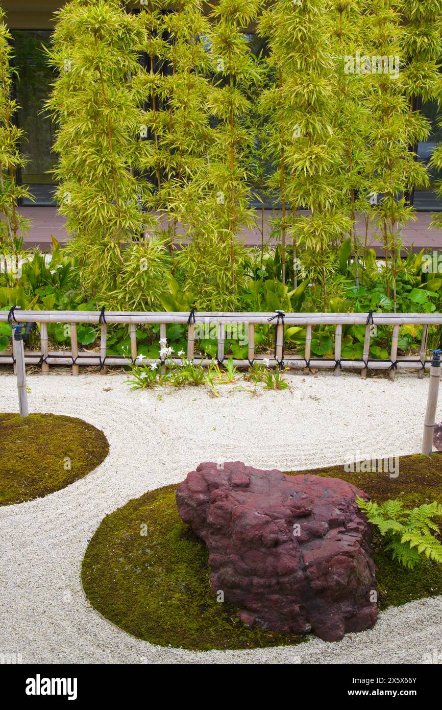 Japan, Inuyama, Hotel Indigo, garden Stock Photo - Alamy