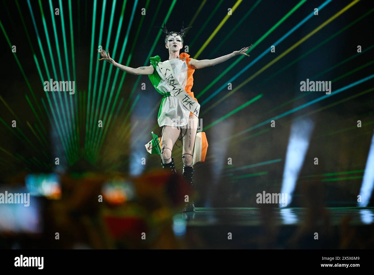 Bambie Thug representing Ireland is presented in the final of the 68th ...
