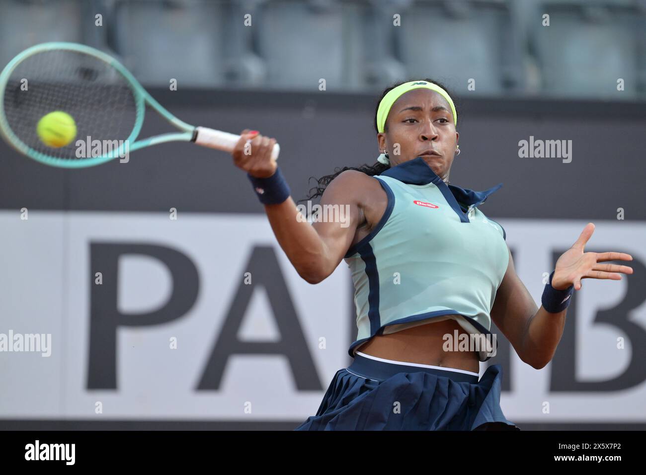 Roma, Italia. 11th May, 2024. Coco Gauff (USA) during her match against ...
