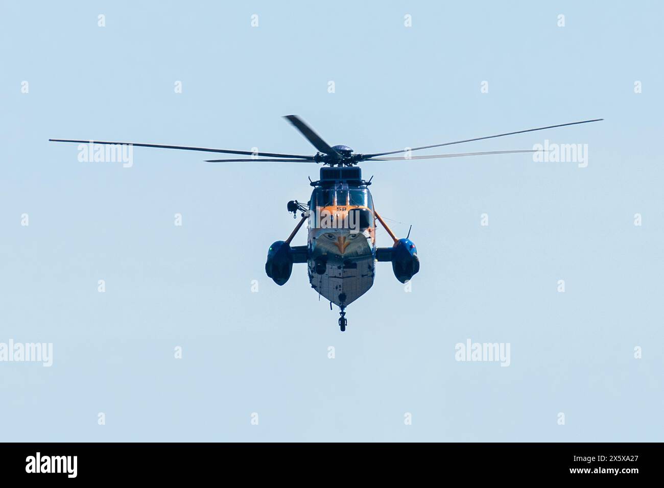 German Navy's Seaking Helicopter perfomings it's farewell tour in a ...